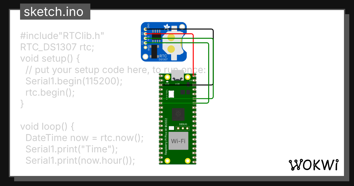 RTC - Wokwi ESP32, STM32, Arduino Simulator