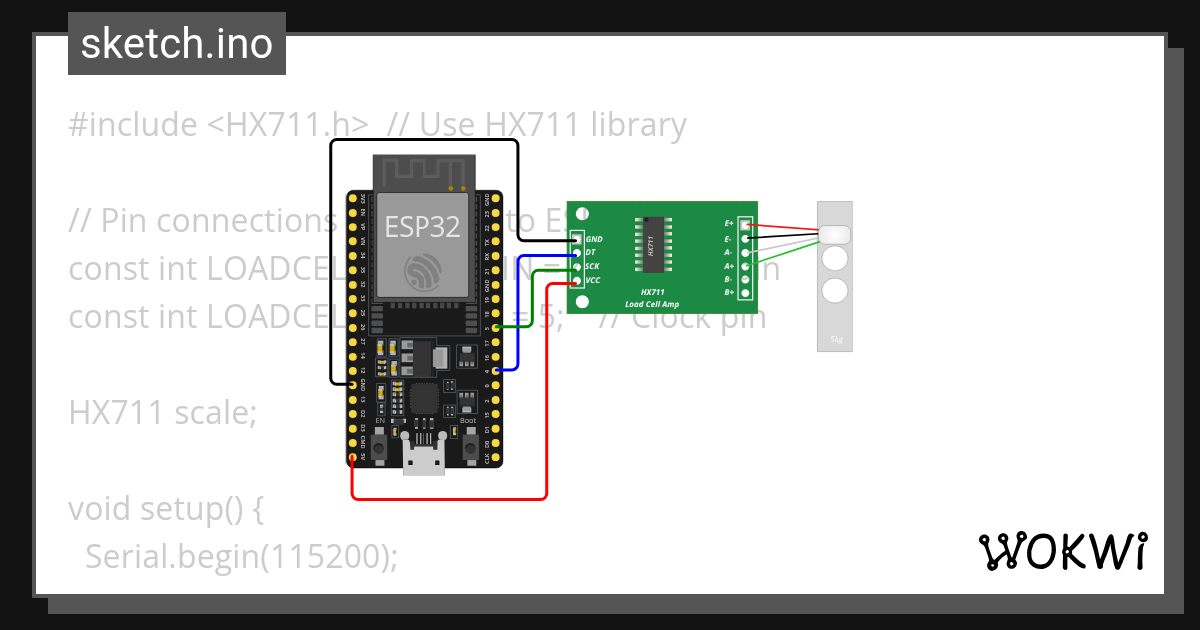 LOADCELL - Wokwi ESP32, STM32, Arduino Simulator LOADCELL - Wokwi ESP32, STM32, Arduino Simulator