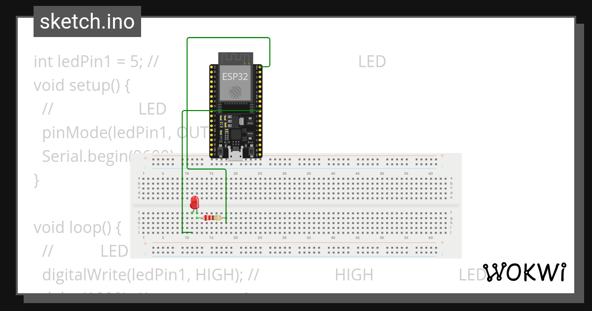 Lab1 - Wokwi ESP32, STM32, Arduino Simulator