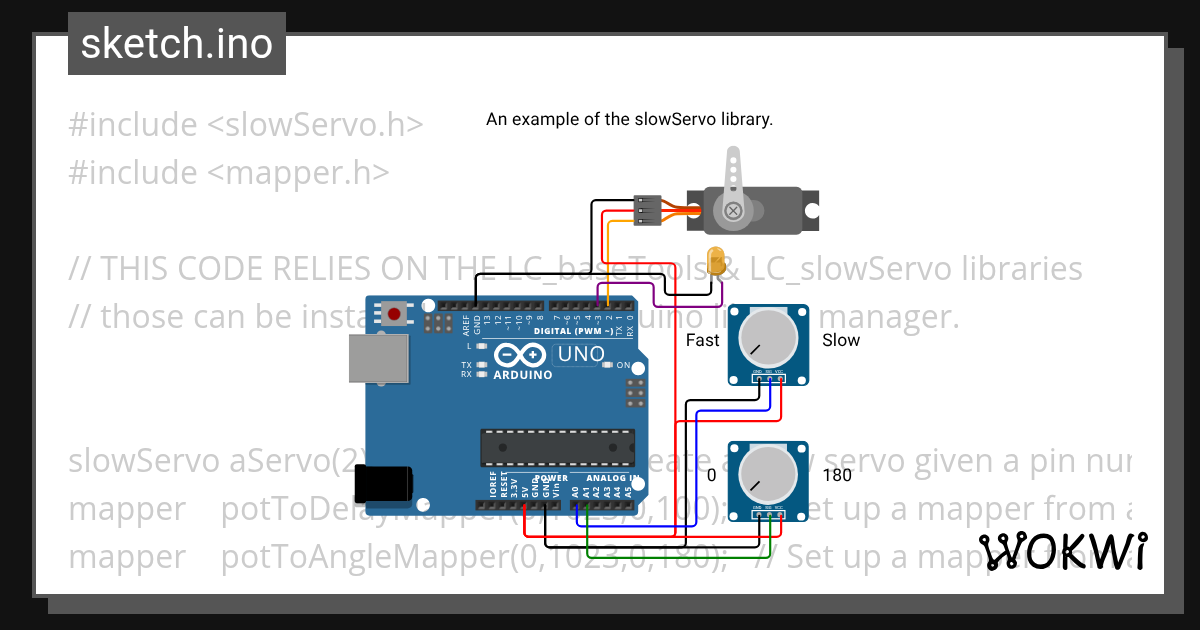 Slow Servo Copy Wokwi Esp32 Stm32 Arduino Simulator 8517