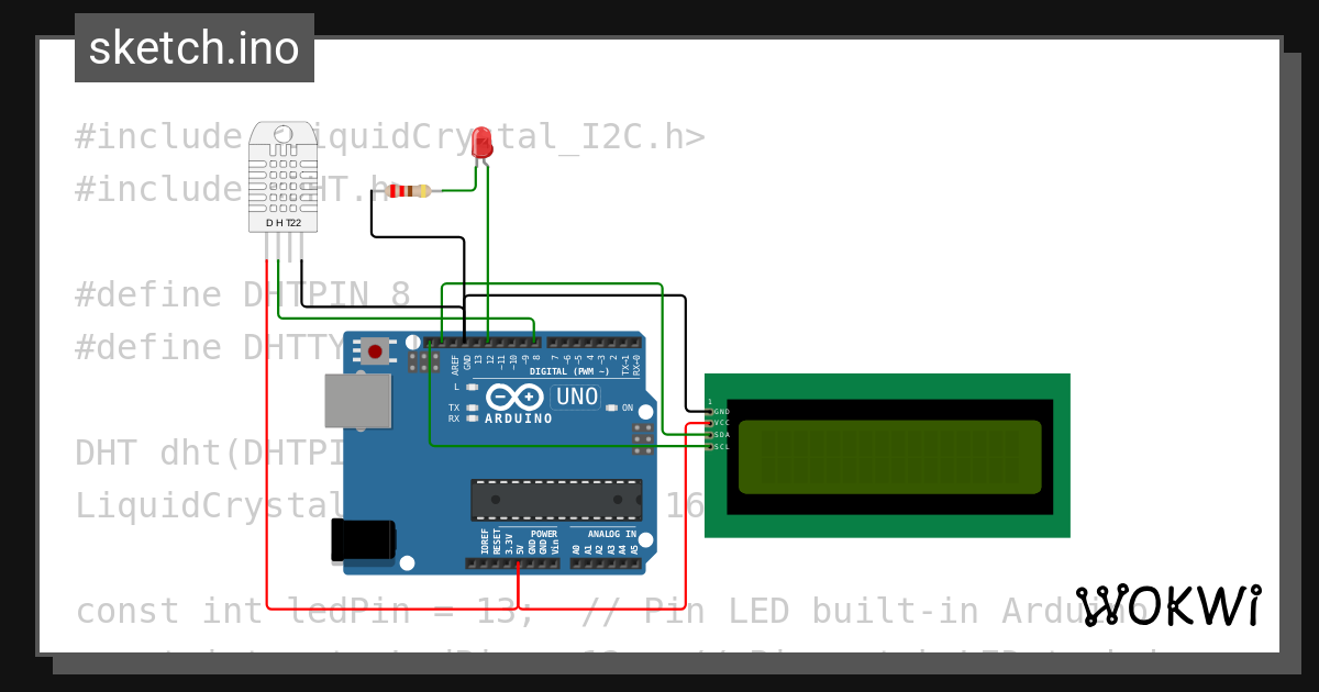 Sensor Suhu Pakailed Wokwi Esp32 Stm32 Arduino Simulator 3570