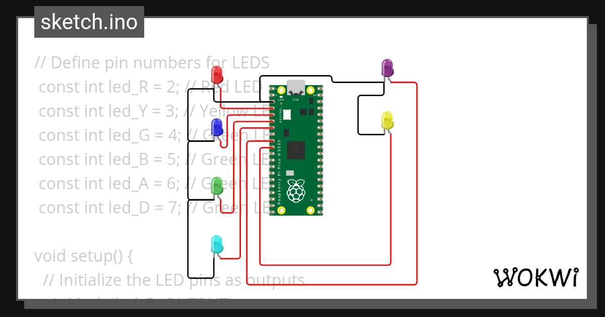 Lampu - Wokwi ESP32, STM32, Arduino Simulator
