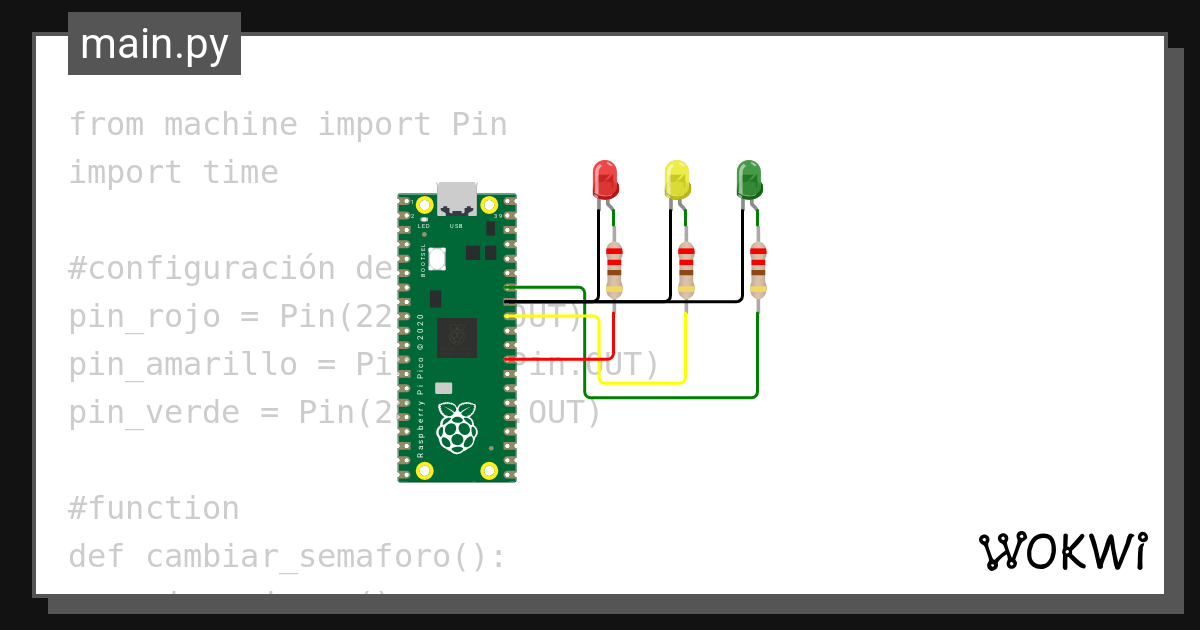 Semaforo Wokwi Esp32 Stm32 Arduino Simulator 9790