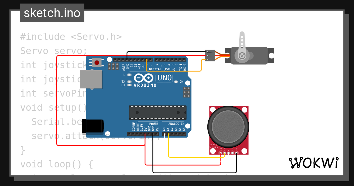 Servoconjoystick Wokwi Esp32 Stm32 Arduino Simulator 1276