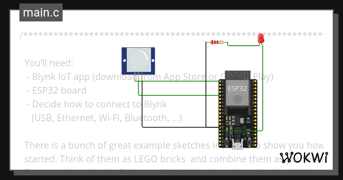 Oluwasege Motion Detection oRIGINAL Copy - Wokwi ESP32, STM32, Arduino Simulator