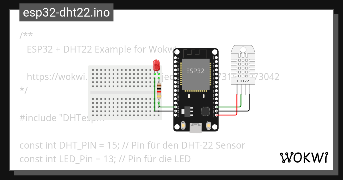 esp32-dht22_extLED.ino - Wokwi ESP32, STM32, Arduino Simulator