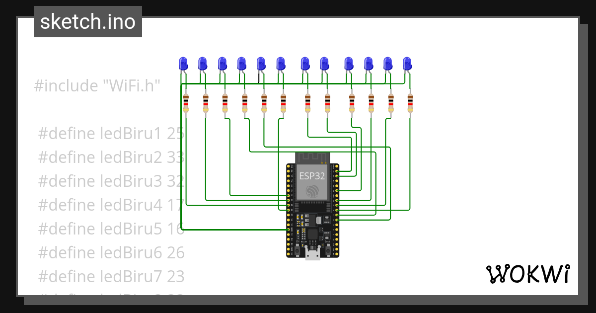 Wokwi - Online ESP32, STM32, Arduino Simulator