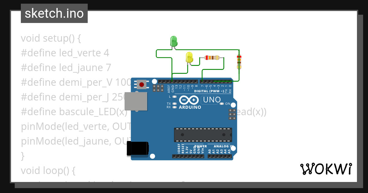 deux_led_blink_millis - Wokwi ESP32, STM32, Arduino Simulator