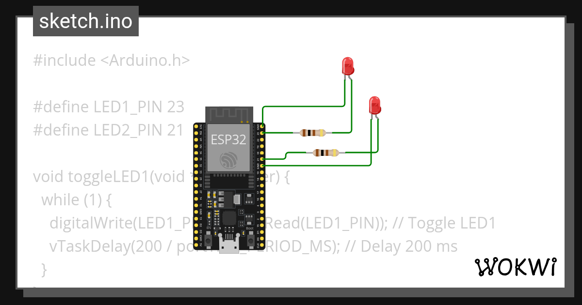 exercise 3_RTE - Wokwi ESP32, STM32, Arduino Simulator