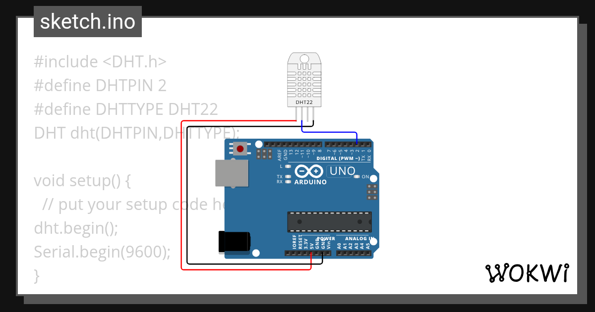 Sensor Dht Wokwi Esp32 Stm32 Arduino Simulator 2754