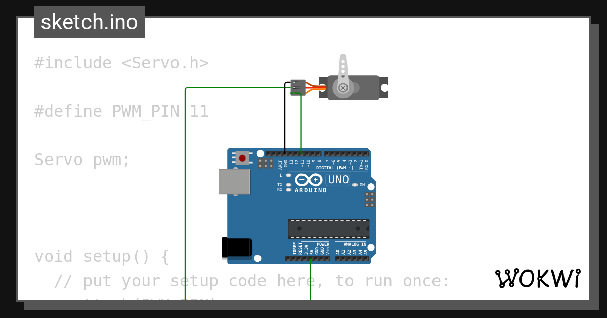 Servo Wokwi Esp32 Stm32 Arduino Simulator 4550