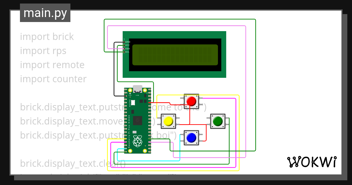 brick boi - Wokwi ESP32, STM32, Arduino Simulator