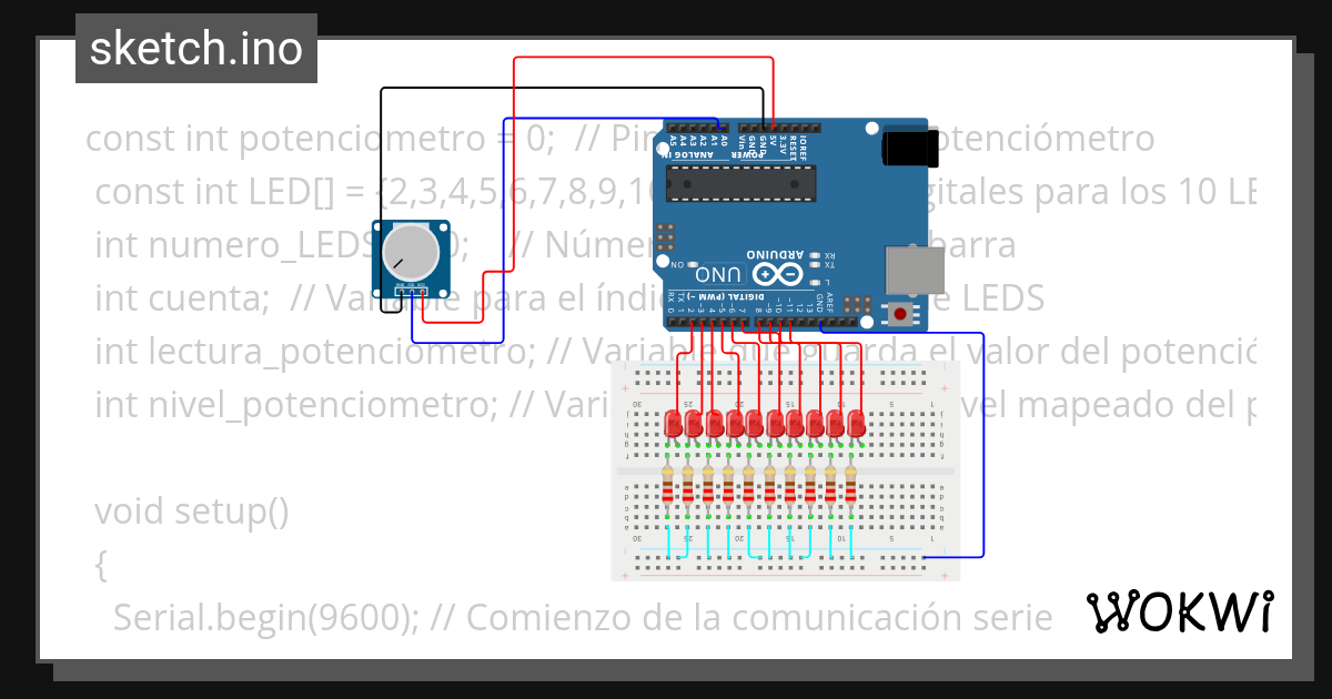 ejercicio 9 - Wokwi ESP32, STM32, Arduino Simulator