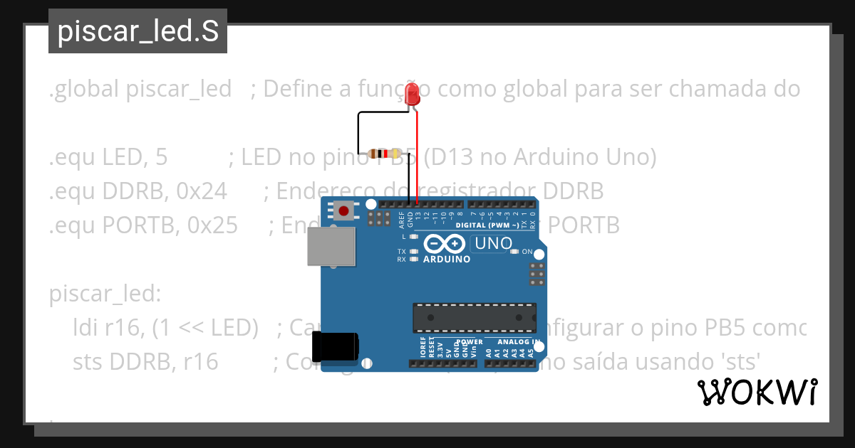 Assembly 2.0 - Wokwi ESP32, STM32, Arduino Simulator