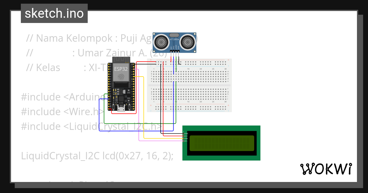 MODUL 4 (SOAL 1) - Wokwi ESP32, STM32, Arduino Simulator