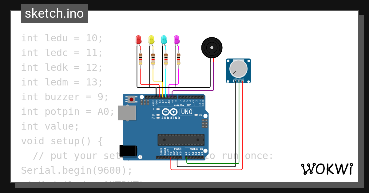 P5 Wokwi Led Buzzer Potensiometer Wokwi Esp32 Stm32 Arduino Simulator 6228