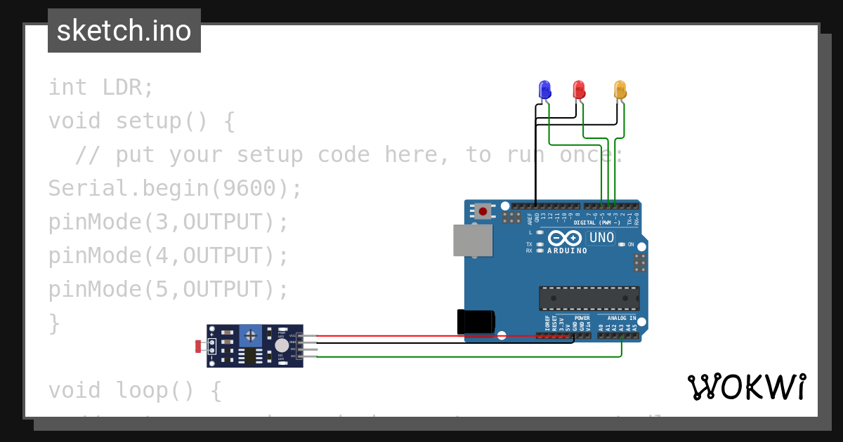 Ldr Wokwi Esp32 Stm32 Arduino Simulator 6637