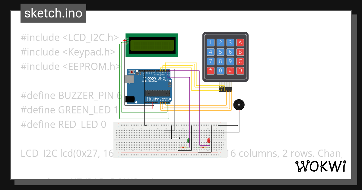 keypad - Wokwi ESP32, STM32, Arduino Simulator