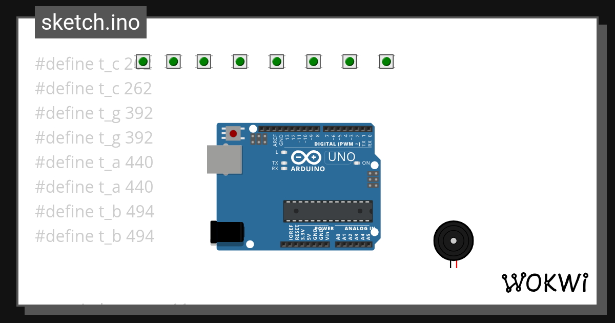 piano 2 - Wokwi ESP32, STM32, Arduino Simulator