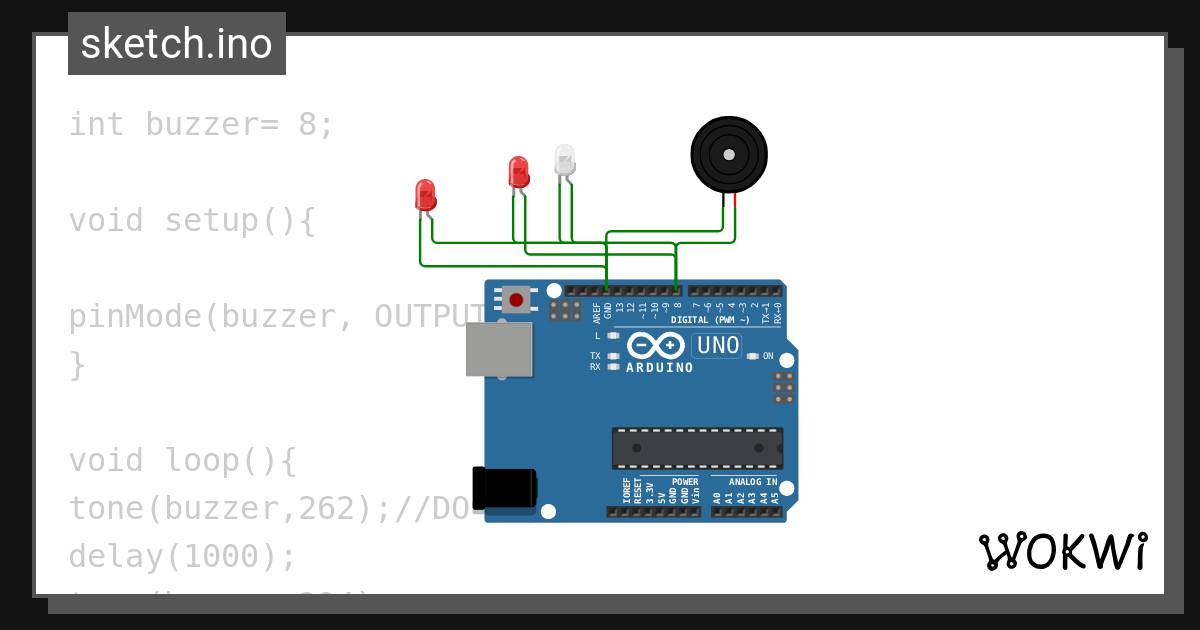 Roboyik Buzzer Nada Wokwi Esp32 Stm32 Arduino Simulator 3026