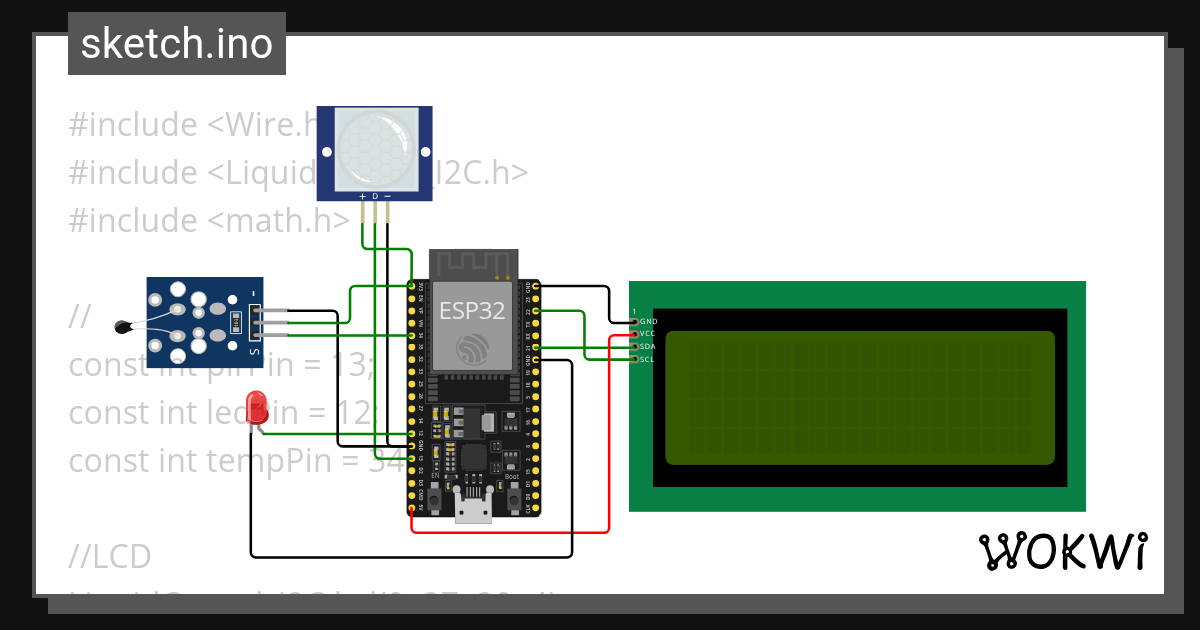 lab2 - Wokwi ESP32, STM32, Arduino Simulator