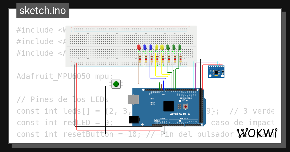 Airbag Wokwi Esp32 Stm32 Arduino Simulator 2344