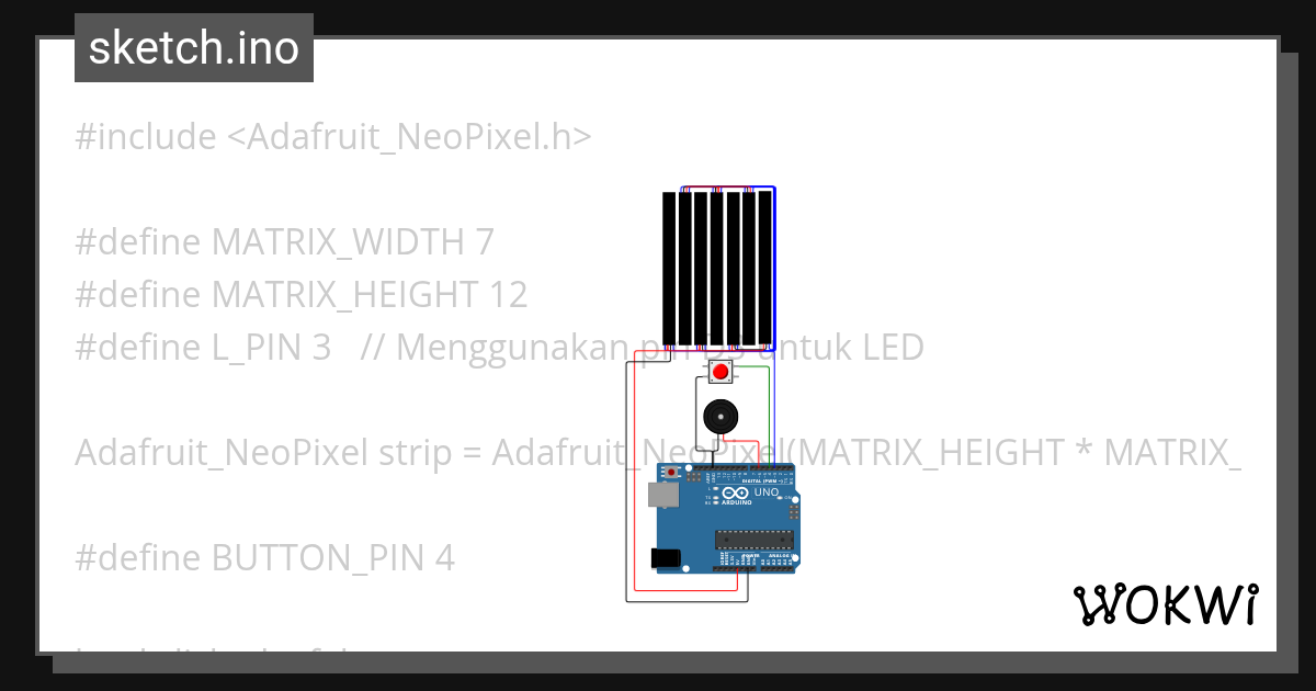 Mini Stacker (neopixel) - Wokwi ESP32, STM32, Arduino Simulator