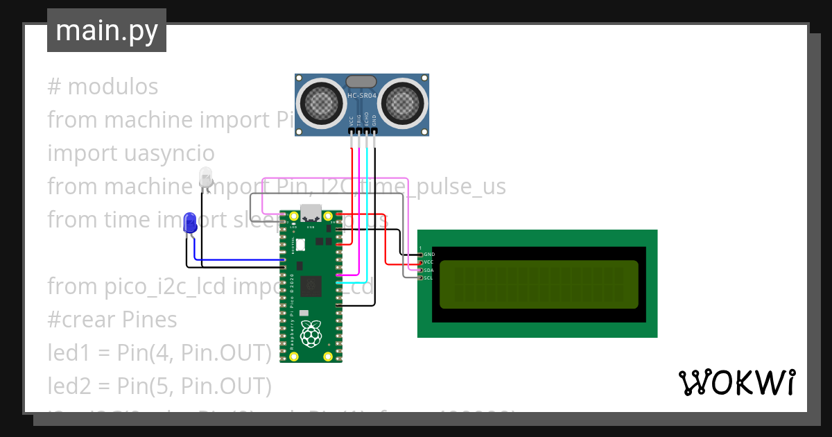 SENSOR_LED_LCD_I2C_RASPBERRY - Wokwi ESP32, STM32, Arduino Simulator