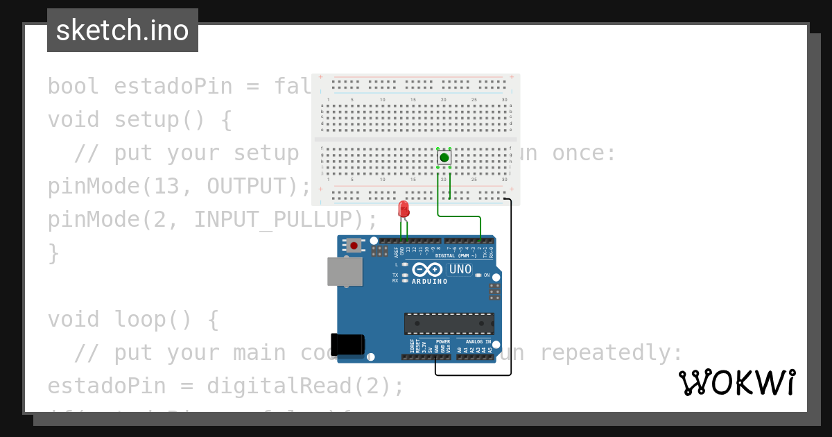 Pulsador Wokwi Esp32 Stm32 Arduino Simulator 2382