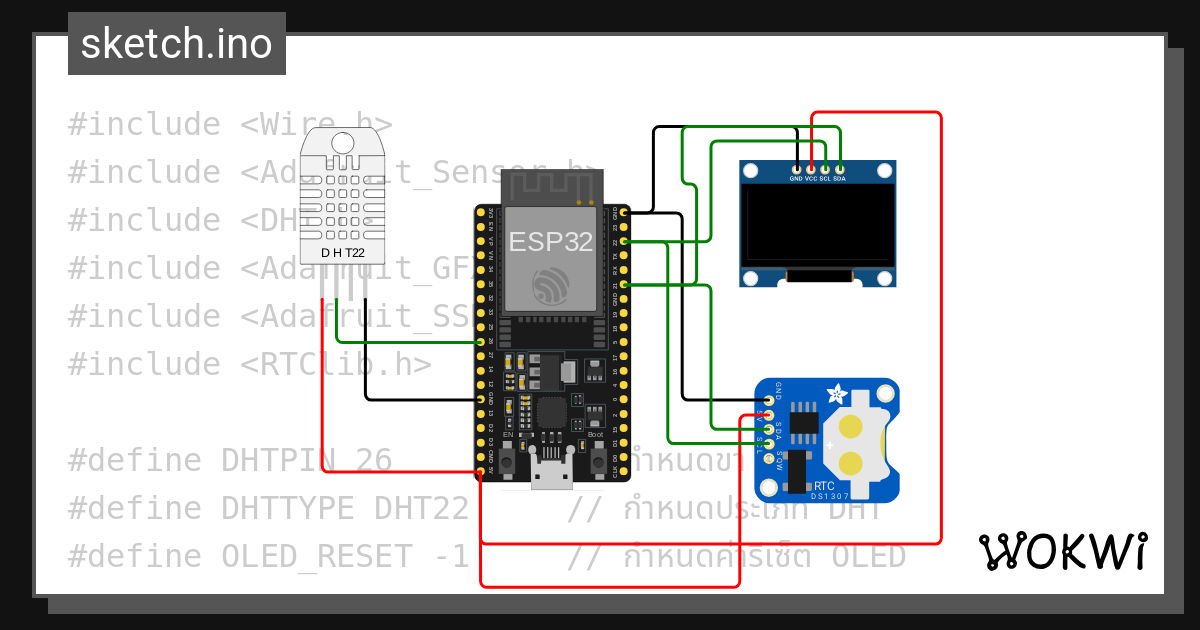 Smart Clock Wokwi Esp32 Stm32 Arduino Simulator 9608