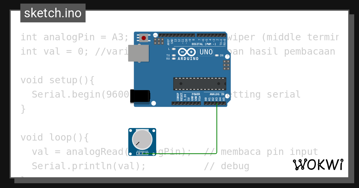 Analogread Wokwi Esp32 Stm32 Arduino Simulator 9101