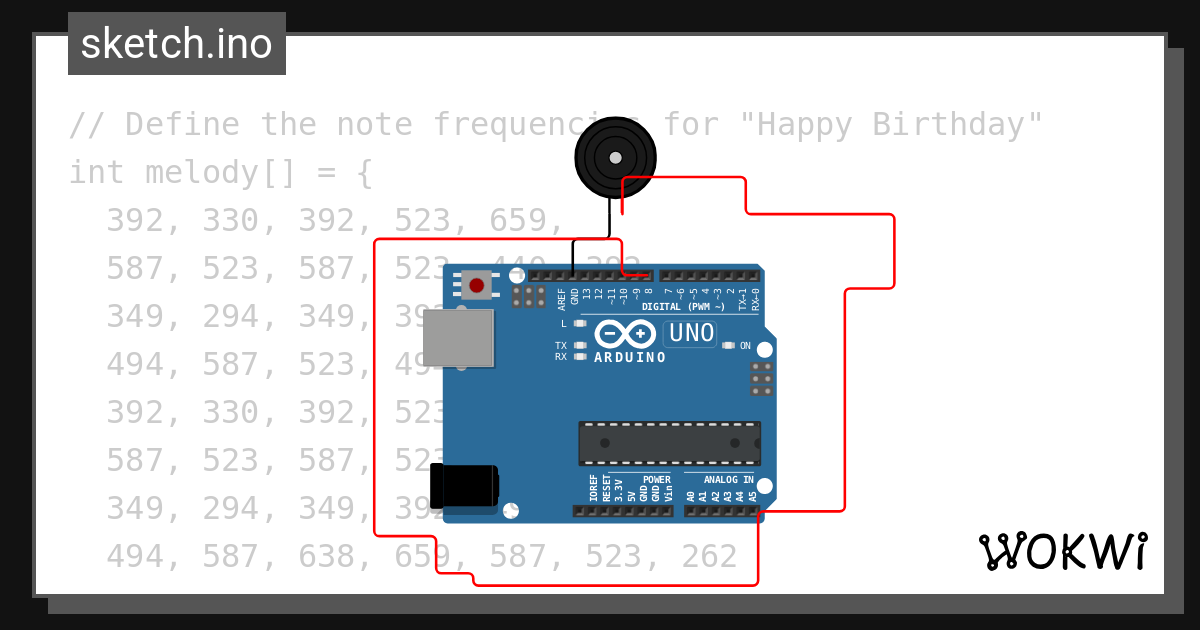 Yoga Punya Buzzer Wokwi Esp32 Stm32 Arduino Simulator 3400