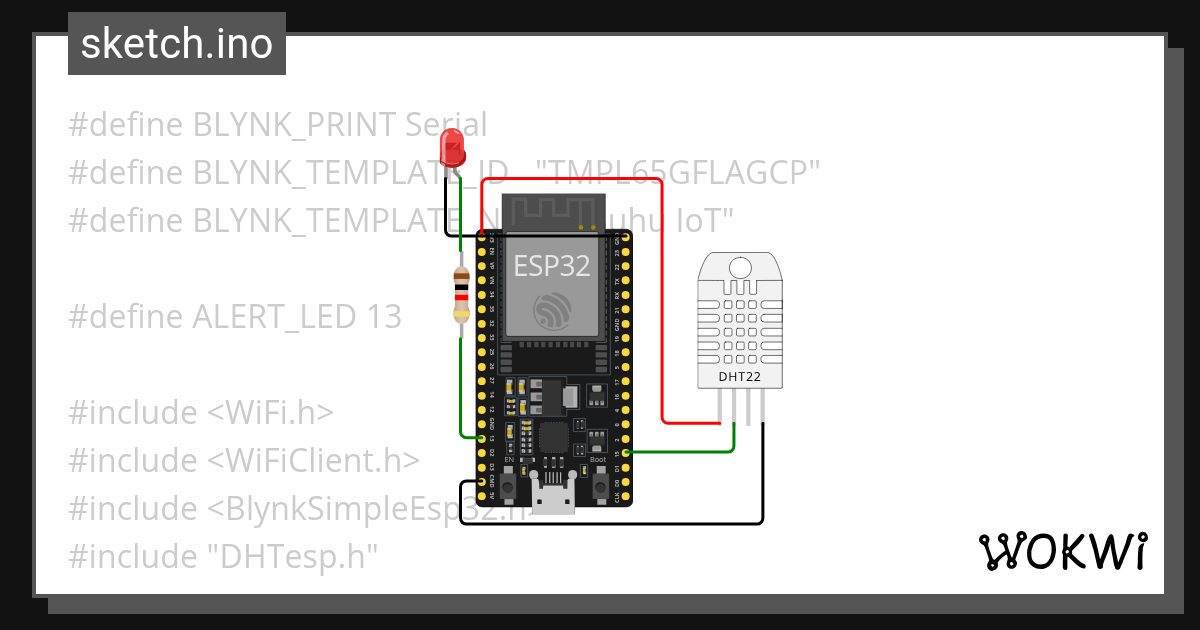 Suhu_IoT - Wokwi ESP32, STM32, Arduino Simulator