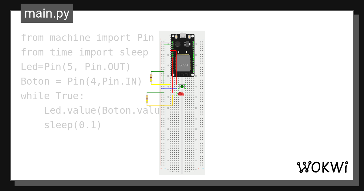 Salidas Y Estradas Digitales Wokwi Esp32 Stm32 Arduino Simulator 9333