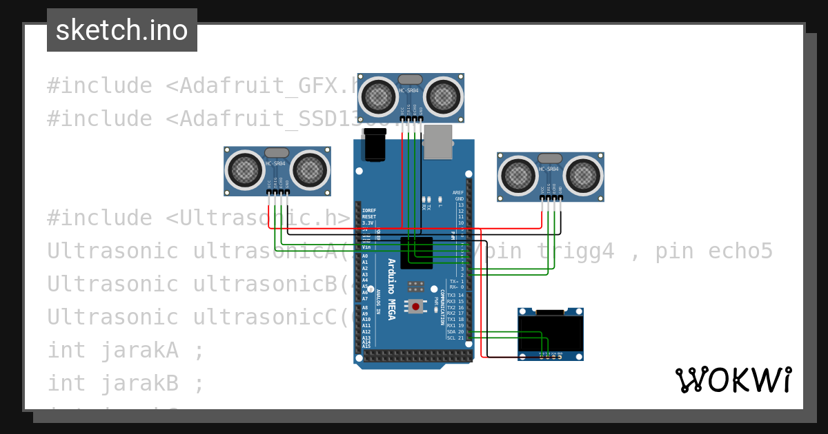 Sensorjarak Wokwi Esp32 Stm32 Arduino Simulator 7489