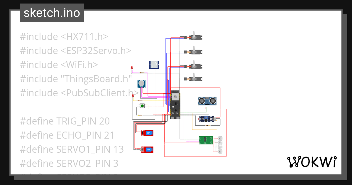 IoT Rule Chain 2 - Wokwi ESP32, STM32, Arduino Simulator
