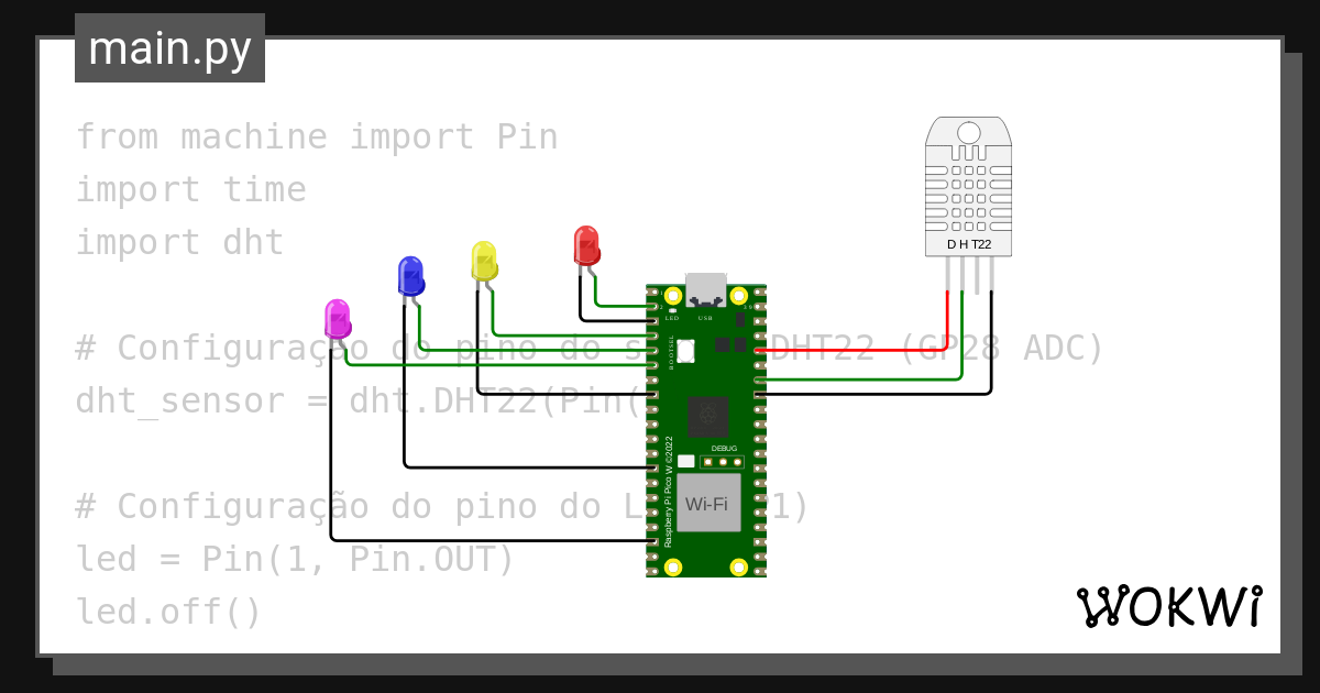 Medidor De Temperatura Wokwi Esp32 Stm32 Arduino Simulator