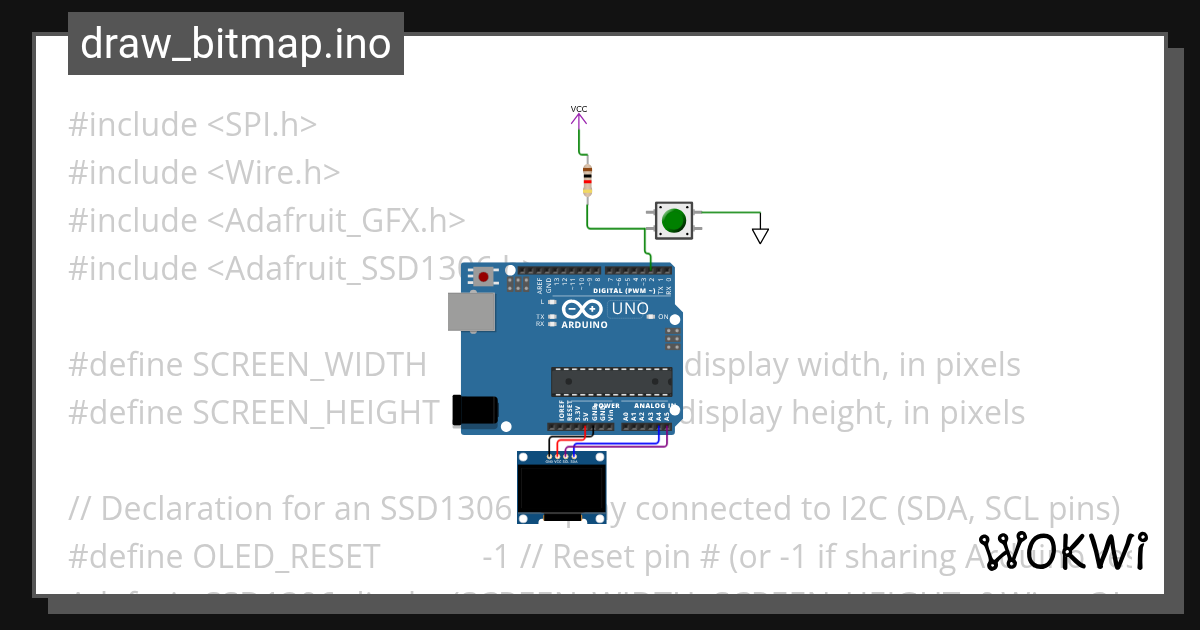 OLED_ssd1306___2 - Wokwi ESP32, STM32, Arduino Simulator