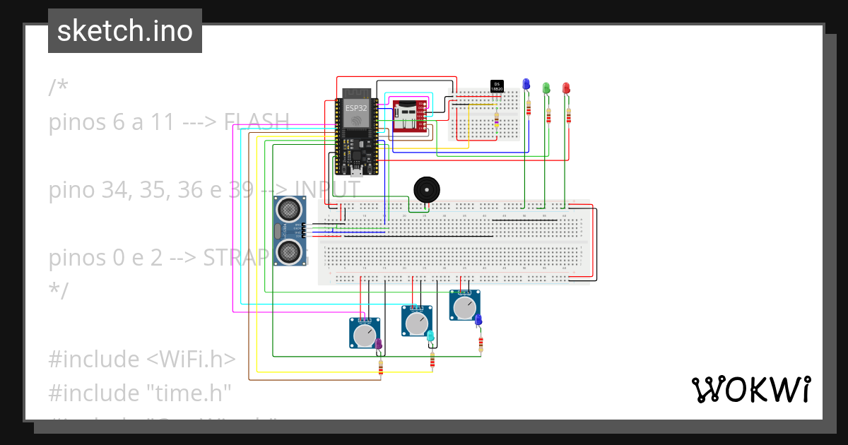 Sensor de Temperatura pelo NTP - Wokwi ESP32, STM32, Arduino Simulator