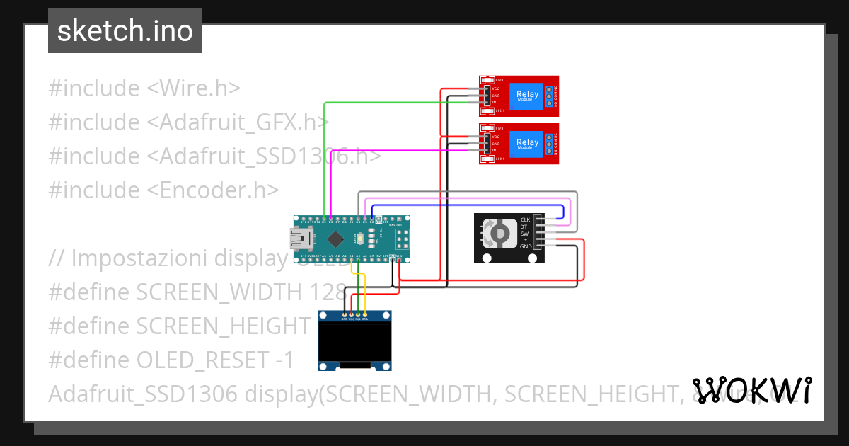 Spray Booth 128X64 - Wokwi ESP32, STM32, Arduino Simulator