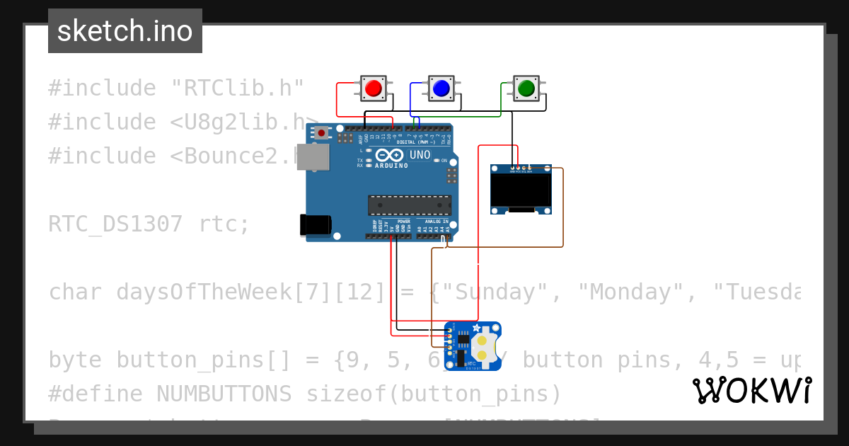 Timeandbuttonv04 Wokwi Esp32 Stm32 Arduino Simulator 3105