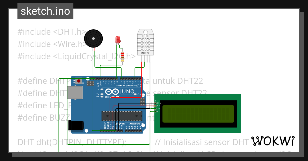 TEST DIKIT PROYEK 2 - Wokwi ESP32, STM32, Arduino Simulator