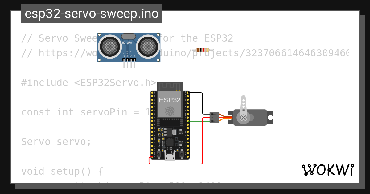 Materi Esp32 Servo O 24xii 5 Wokwi Esp32 Stm32 Arduino Simulator 5842