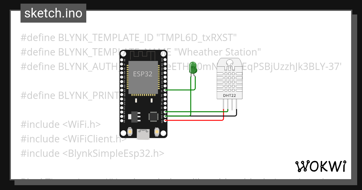 14.1 Kirim Data Ke Blynk - Wokwi ESP32, STM32, Arduino Simulator