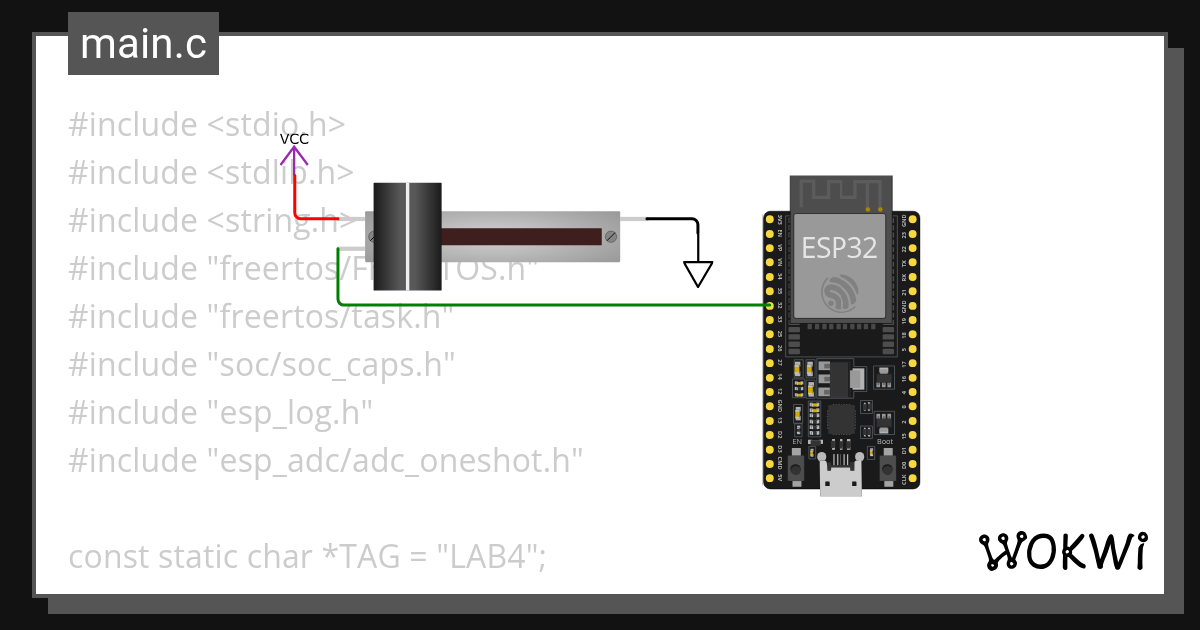 lab4_3 - Wokwi ESP32, STM32, Arduino Simulator