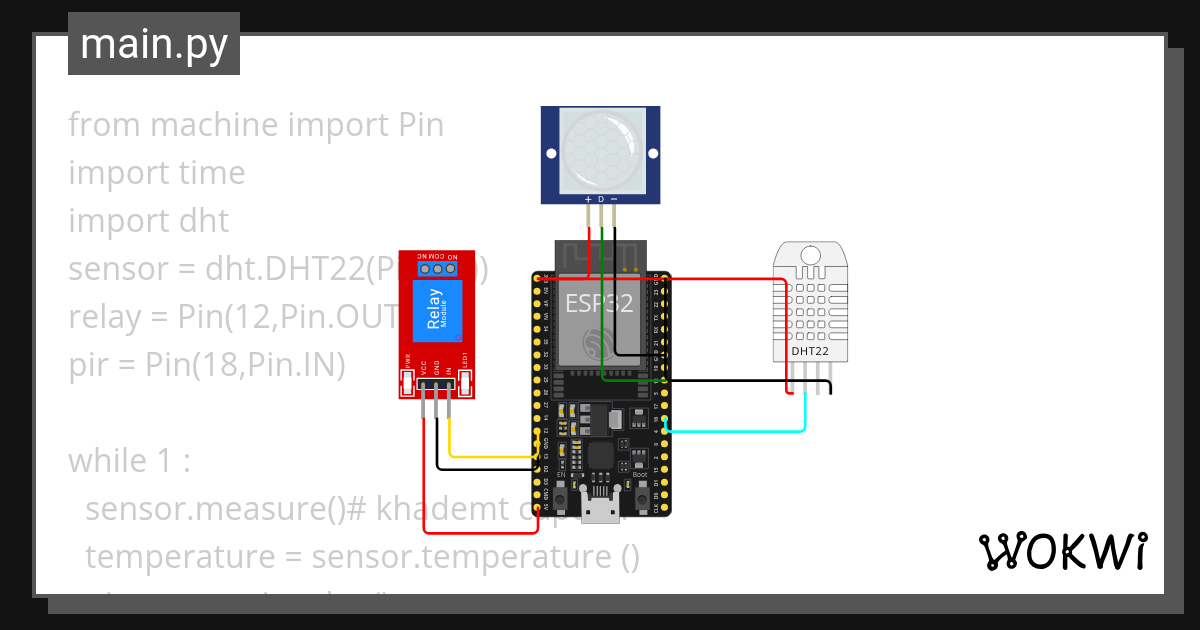 projet2 - Wokwi ESP32, STM32, Arduino Simulator