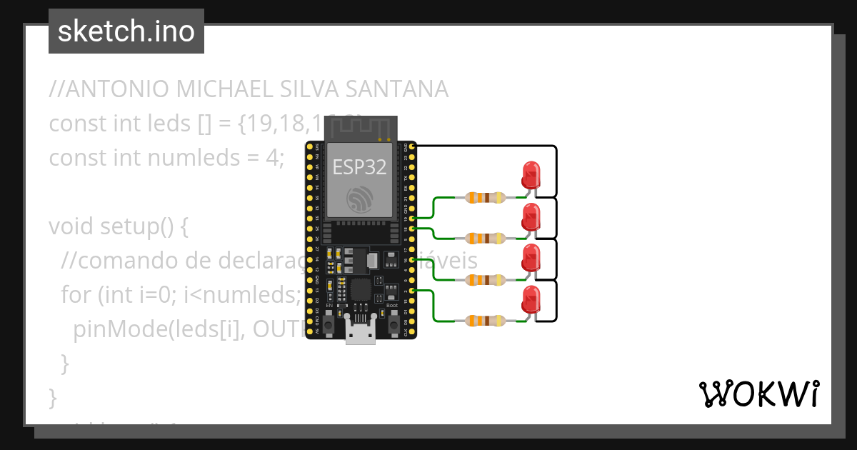 Lista1-14 - Wokwi ESP32, STM32, Arduino Simulator