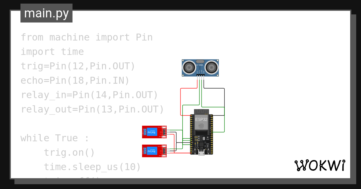 Project3ultrasonore Wokwi Esp32 Stm32 Arduino Simulator 6641
