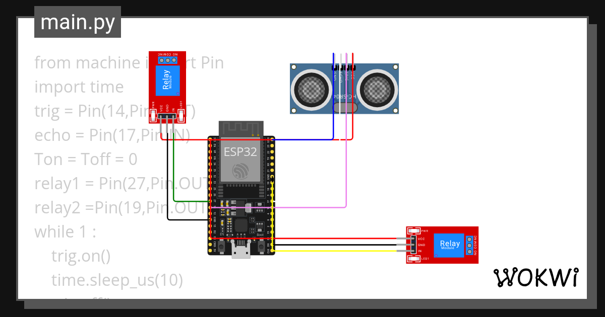 projet 3 - Wokwi ESP32, STM32, Arduino Simulator