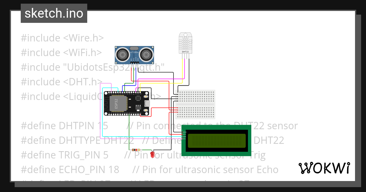 Ubidots - Wokwi ESP32, STM32, Arduino Simulator